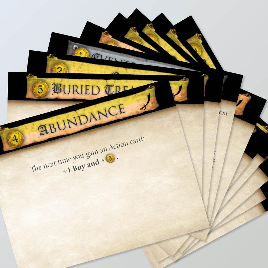Dominion - PLUNDER - Game Card Dividers - High Quality Printed Cards - Etsy