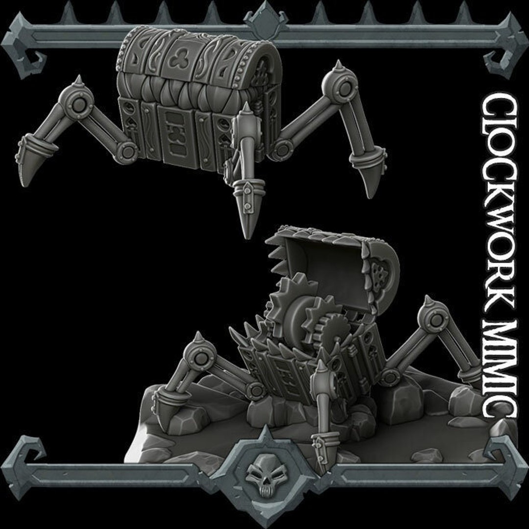 Clockwork Mimic - Miniature Dungeons and Dragons | Pathfinder | War ...