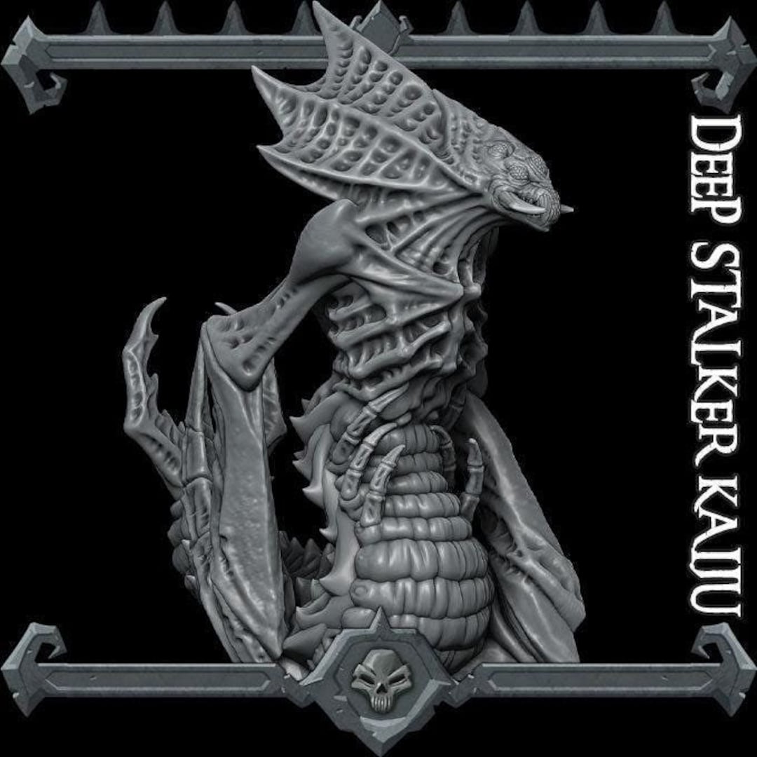 DEEP STALKER KAIJU - Miniature Model | All Sizes | Dungeons and Dragons ...
