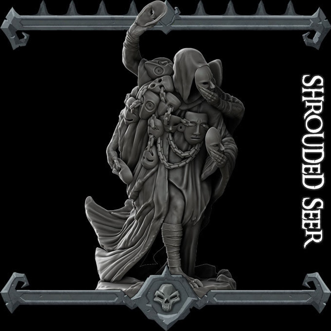 SHROUDED SEER - Miniature | All Sizes | Dungeons and Dragons ...