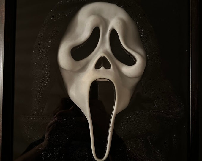 25th Anniversary Ghostface Mask Display/horror Prop - Etsy