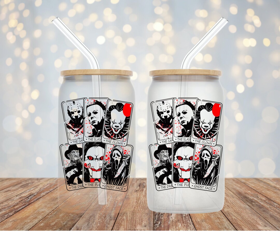 Slasher Libby Cup / Slashers / Halloween Glass/ Horror Glass Cup - Etsy