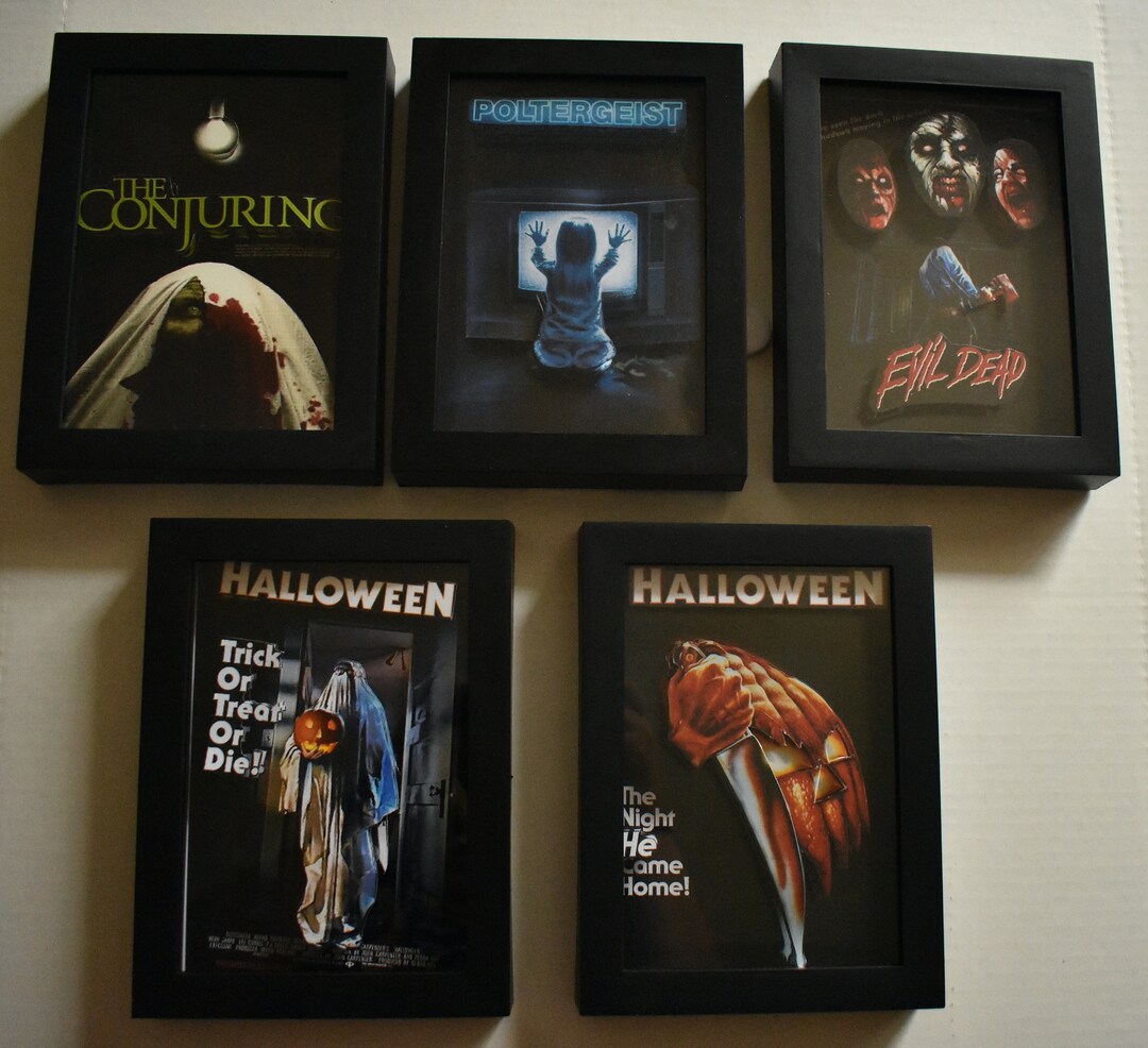 3D Horror Shadowboxes 5x7 / Slashers / Horror Movie Boxes - Etsy Australia