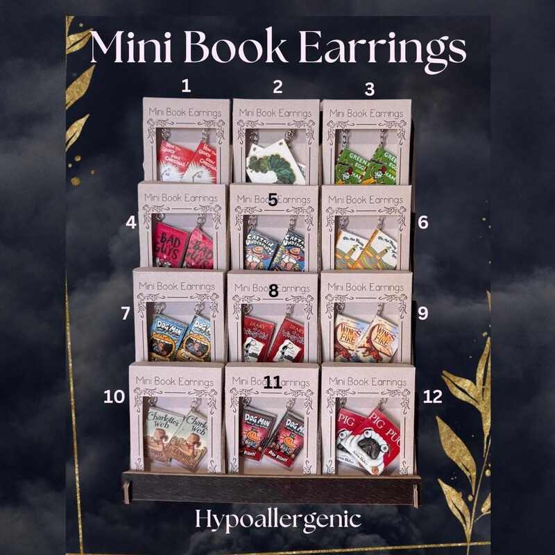 Mini Book Jewelry - Etsy