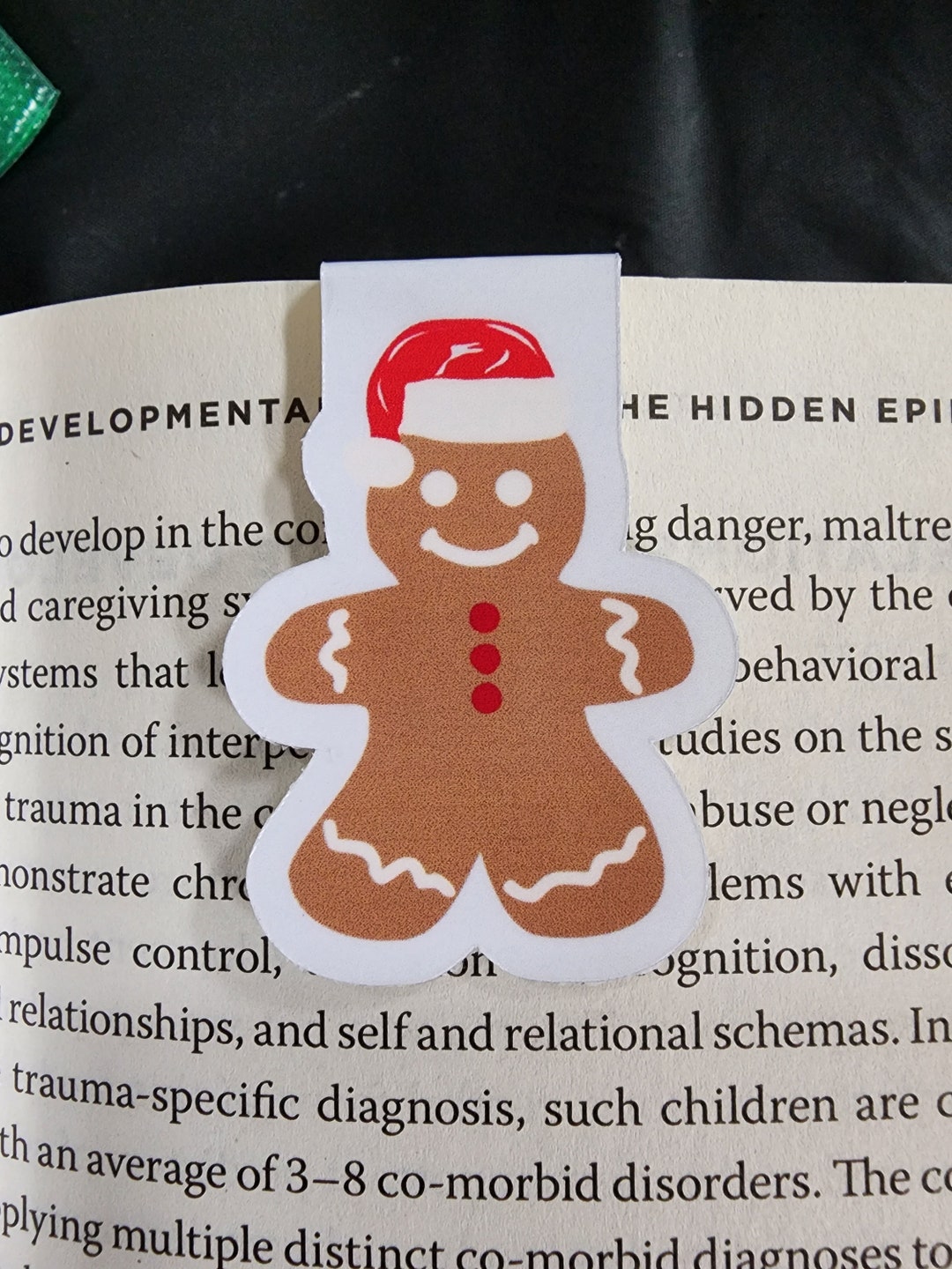 Gingerbread Man Magnetic Bookmark! - Etsy