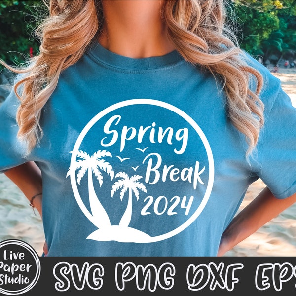 Spring Break 2024 Svg - Etsy