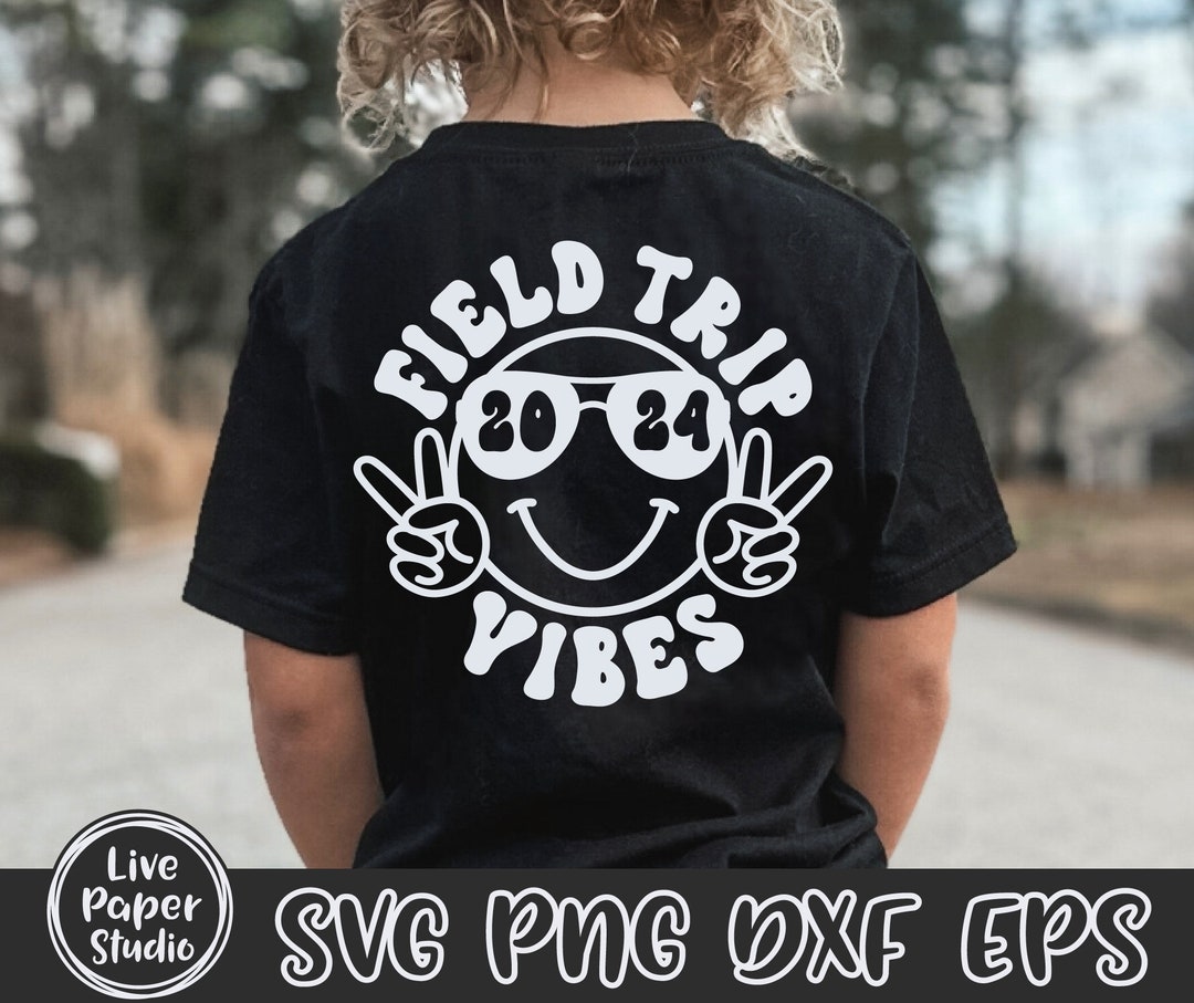 Retro Field Trip Vibes SVG PNG, Field Trip Squad Svg, School Excursion ...