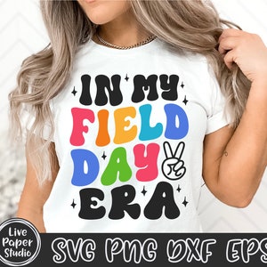 In My Field Day Era SVG, Field Day Svg Png, Retro Wavy Field Day ...