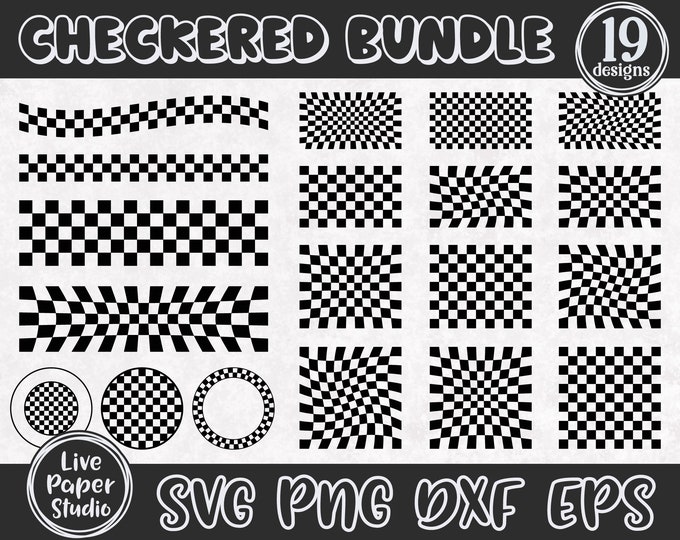 Checkered Flag Crepe Paper Streamers - Etsy