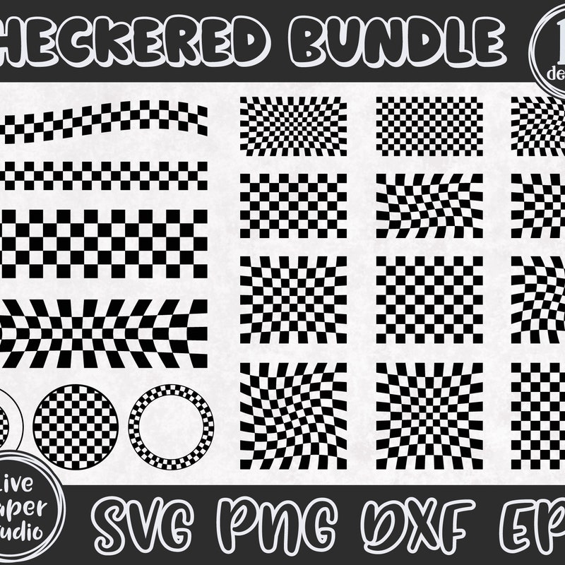 Checkered Print - Etsy