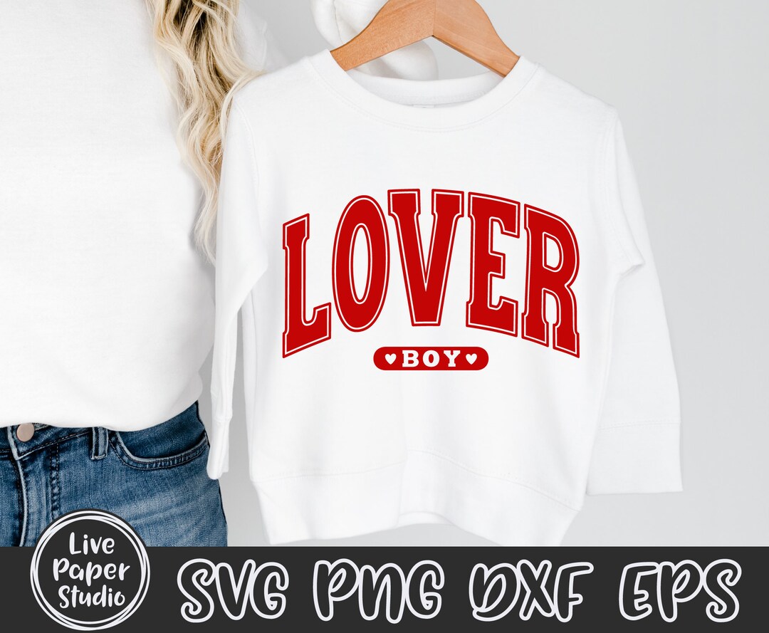 Happy Valentine's Day Svg, Lover Boy Svg Png, Boy Valentine, Kids Valentine Shirt, Valentines ...