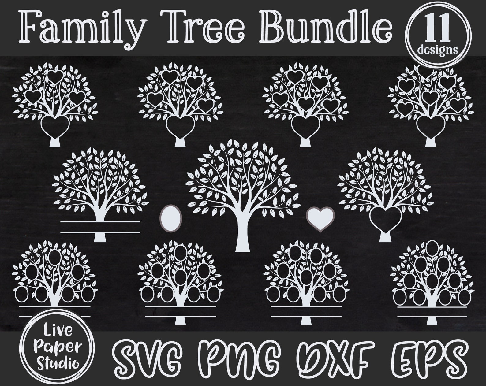 Family Tree SVG Bundle Tree SVG Family Reunion Svg Last - Etsy