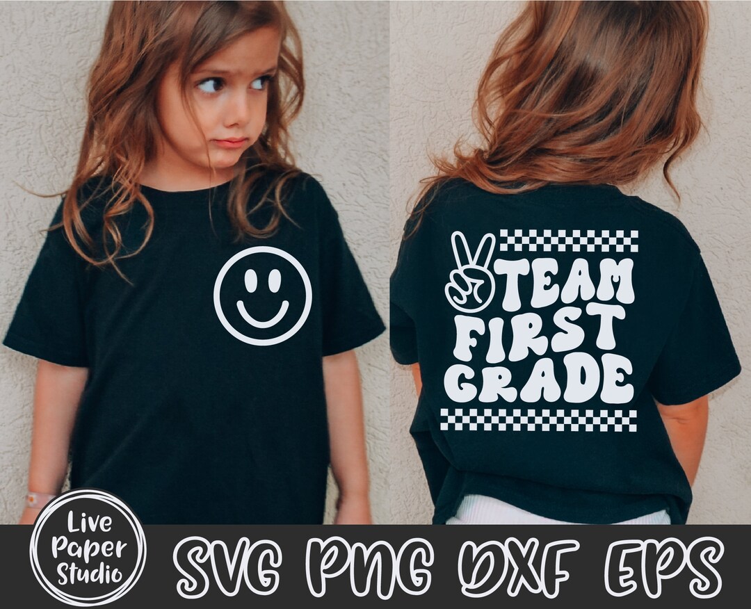 Team First Grade Svg, 1st Grade Squad Svg, First Day of School Svg ...