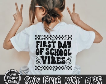Happy First Day of School Svg, Png, Sublimation Design Download, 1st ...
