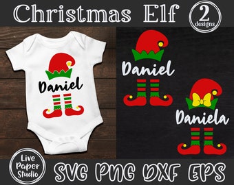 Elf Team Svgchristmas Svgelf Svgsilhouette Cut - Etsy