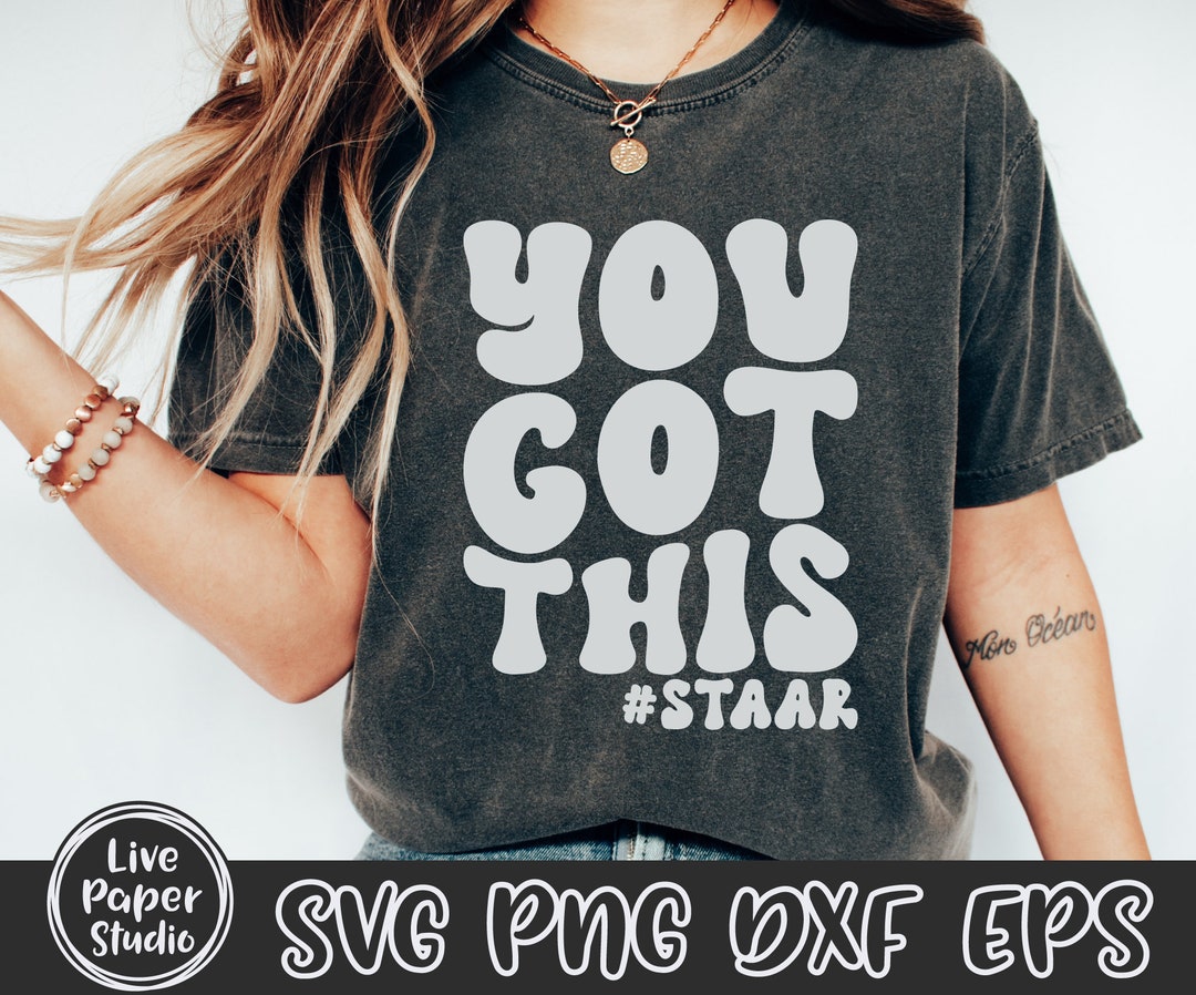 You Got This SVG, Staar Svg, Test Day Svg, Testing SVG, Retro Teacher ...