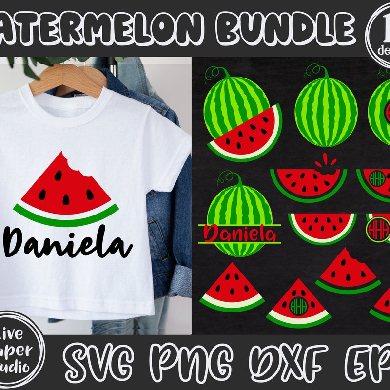 Watermelon Svg - Etsy