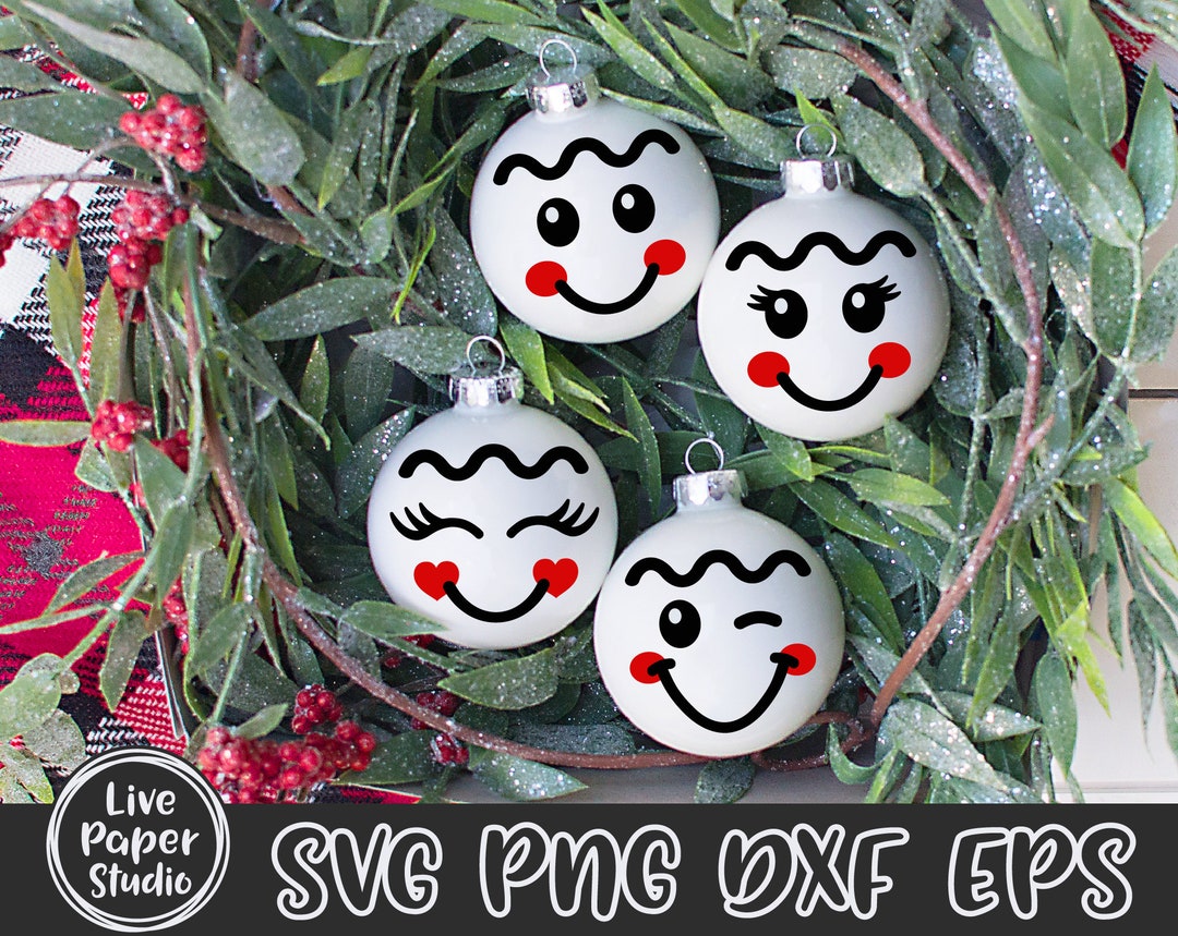 Gingerbread Face Svg Bundle, Christmas SVG, Gingerbread Man Svg ...