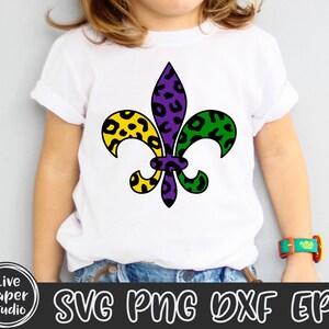 Fleur De Lis SVG Bundle, Mardi Gras Svg, Leopard Fleur De Lis Svg ...