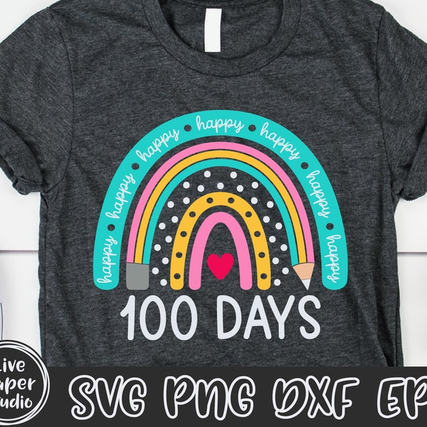 100 Days of School Svg - Etsy