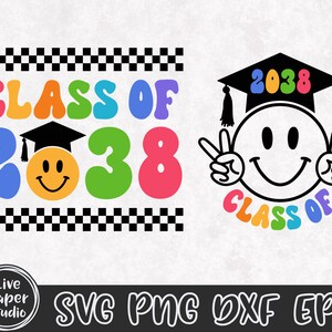 Class of 2038 SVG Back to School Svg First Day of School - Etsy