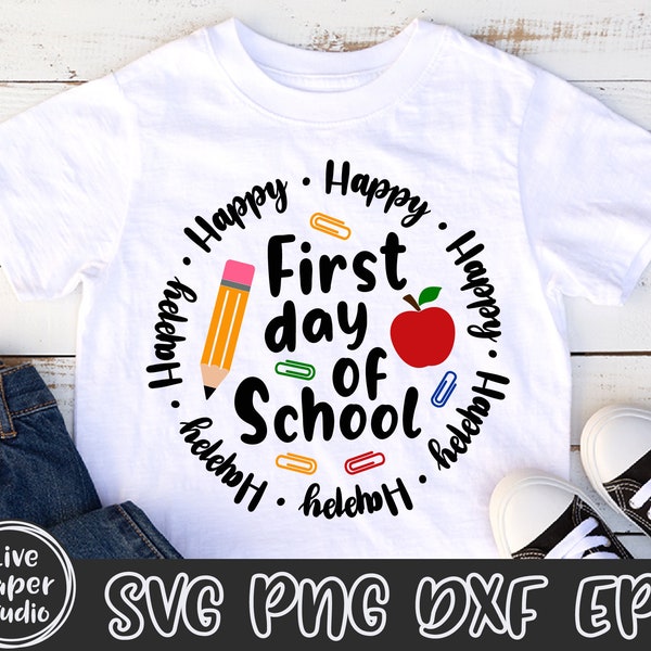 First Day of School Svg - Etsy