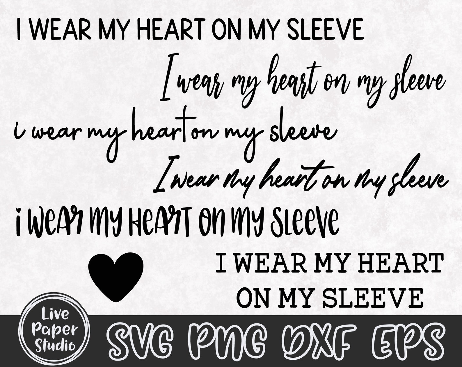 I Wear My Heart on My Sleeve SVG PNG, Mama Shirt SVG, Mother's Day Svg ...