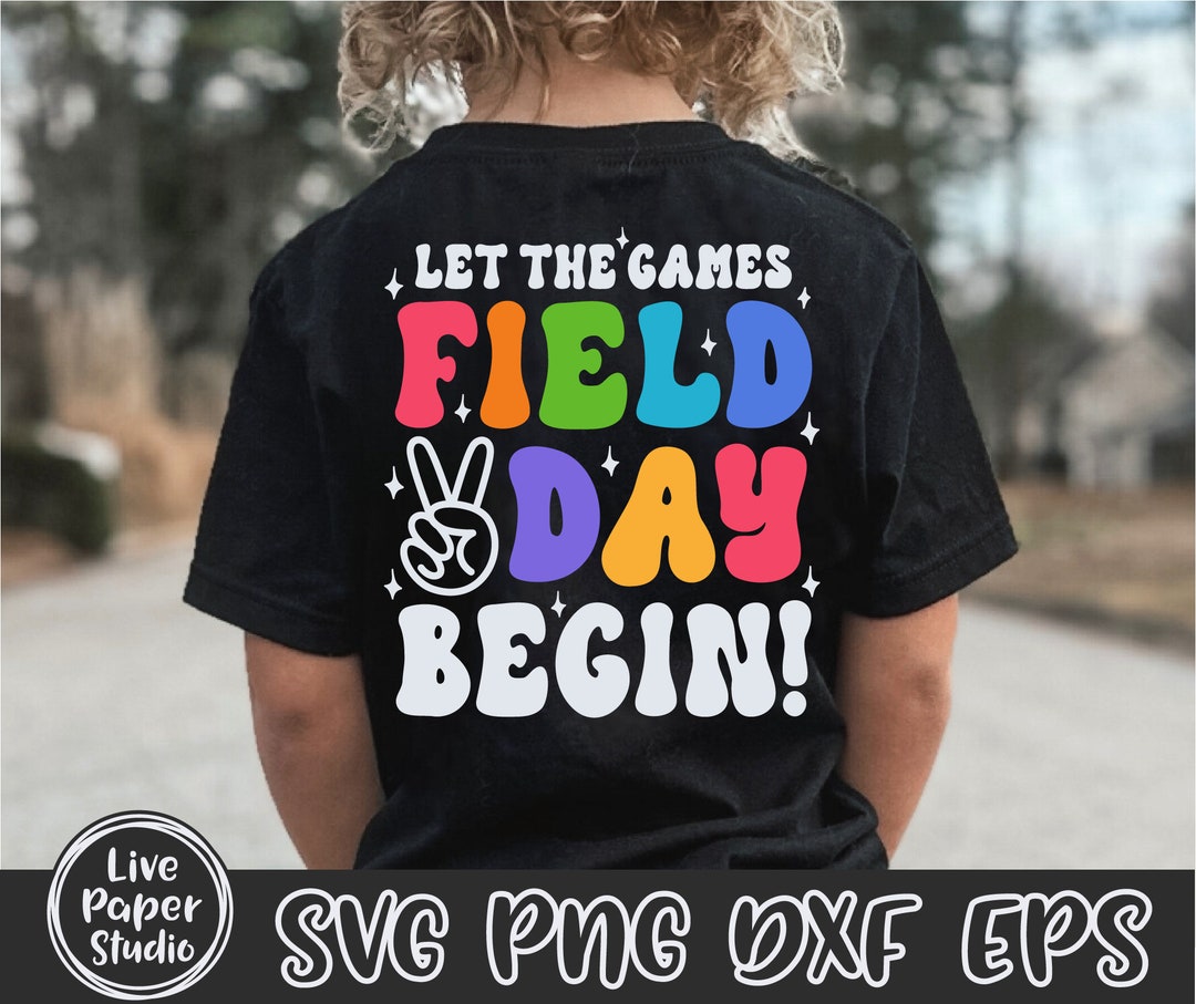 Field Day Let the Games Begin SVG, Field Day Svg Png, Retro Field Day ...
