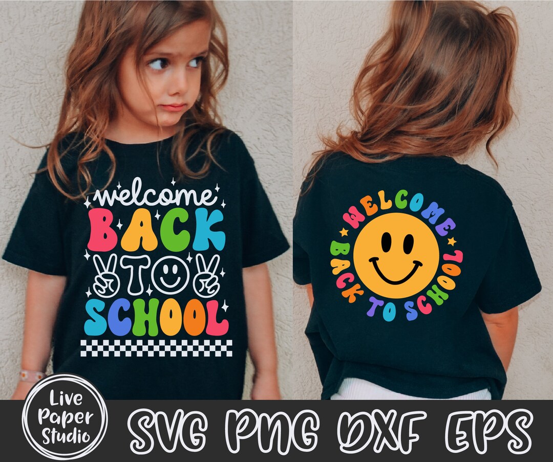 Welcome Back to School SVG, Retro Back to School SVG, Back to School ...
