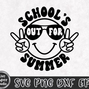 School's Out for Summer SVG, Teacher Shirt SVG, Last Day of School Svg ...