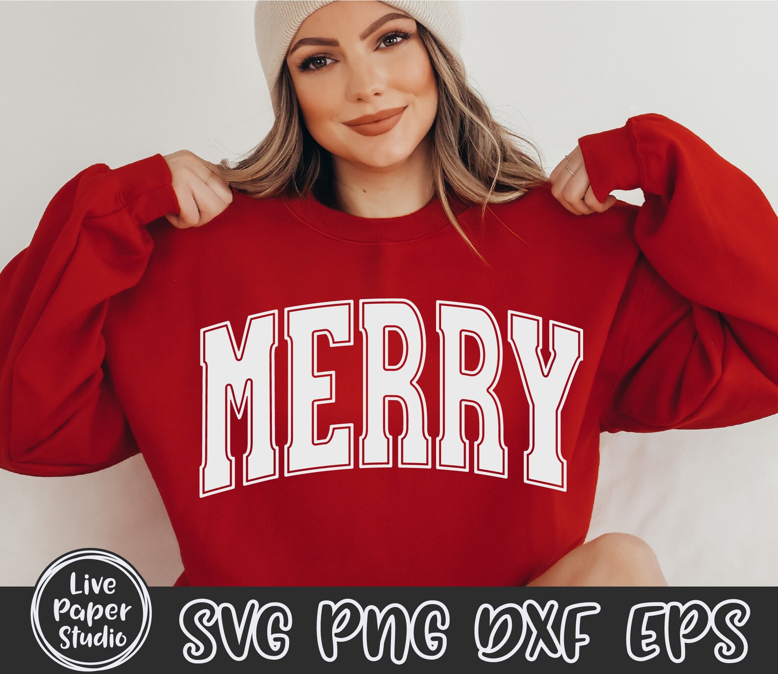 Merry Varsity SVG, Merry Varsity PNG, Christmas Svg, Christmas Png ...