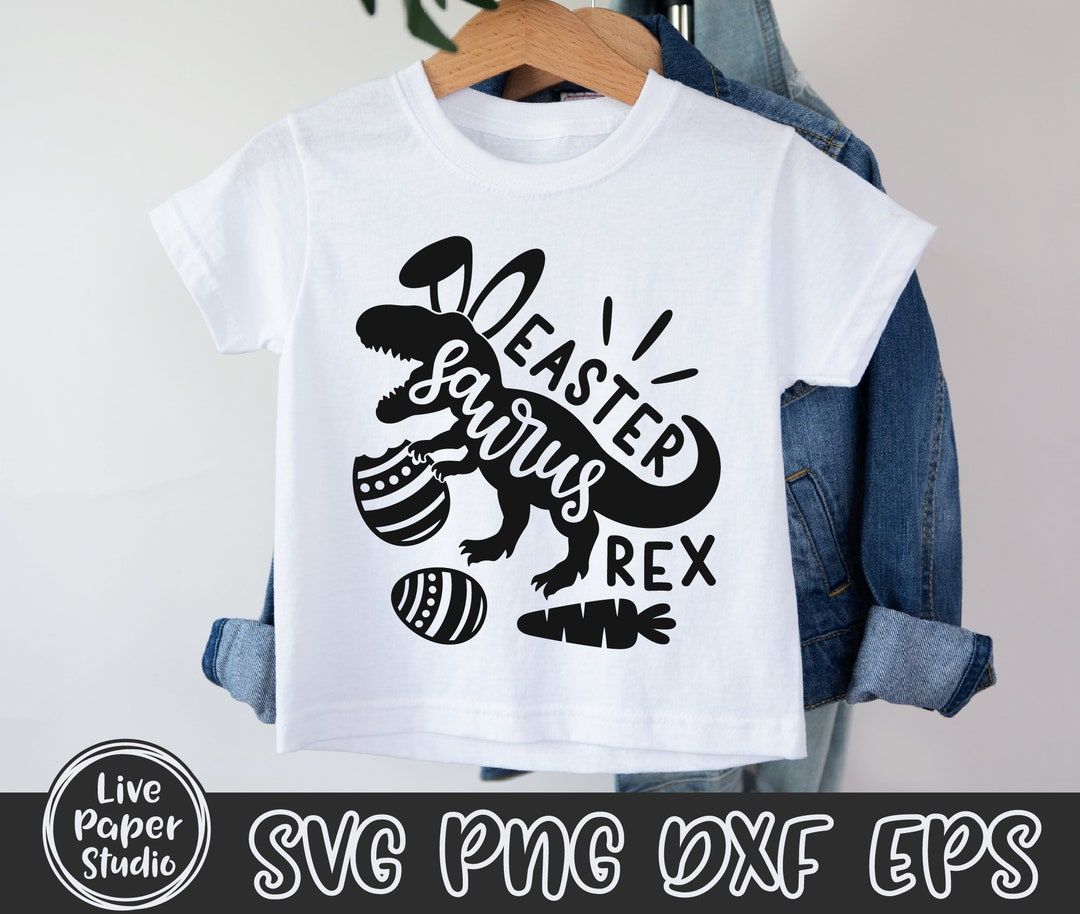 Bunny Saurus Rex SVG, Easter SVG, Easter Dinosaur Svg, Easter Bunny ...