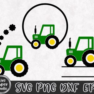 Tractor SVG, Farm Tractor Svg, Farm Life SVG, Name Frame Svg, Farmer ...