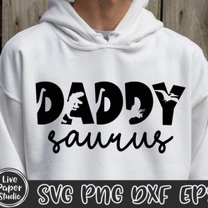 Daddy Saurus Dinosaur SVG, Dinosaur Family Svg, Daddysaurus Svg, T-rex ...