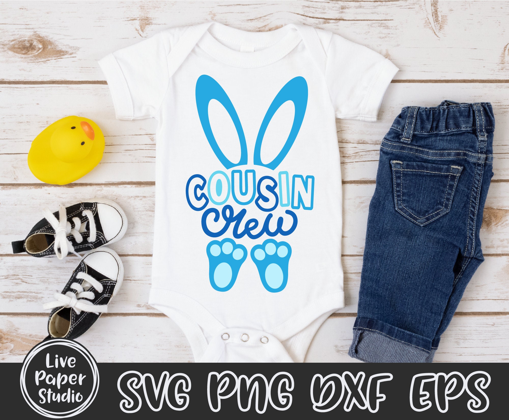 Bunny Crew SVG Hunting Crew Svg Happy Easter Svg Cousin - Etsy