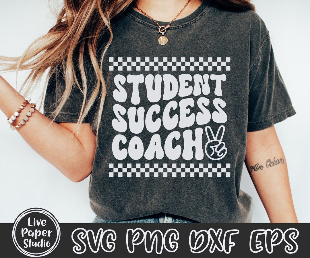 Student Success Coach Svg, Coach SVG File, Retro Back to School Svg ...
