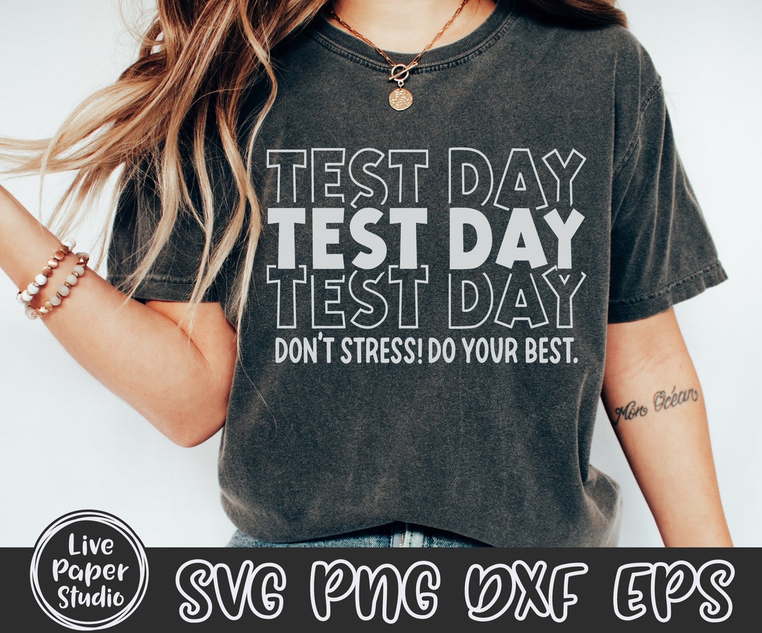 Test Day SVG, Testing Squad Svg, Last Day of School Svg, Testing ...