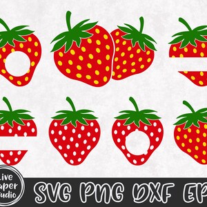 Strawberry SVG, Strawberry SVG Bundle, Strawberry Clipart, Garden ...