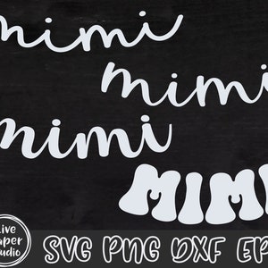 Mimi Collar SVG PNG, Mimi Shirt Collar SVG, Curved Mimi Svg, Mother's Day Svg, Grandma Svg, Mama ...