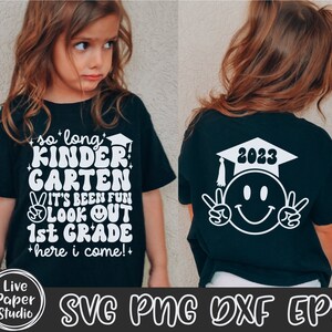 So Long Kindergarten SVG Kindergarten Graduation SVG 1st - Etsy