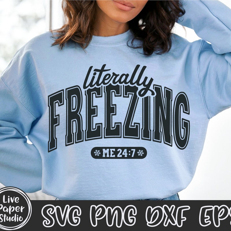 Freezing Svg - Etsy