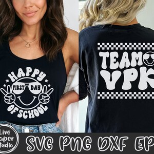 Retro Team VPK Svg, VPK Squad Svg, First Day of School Svg, Back to ...
