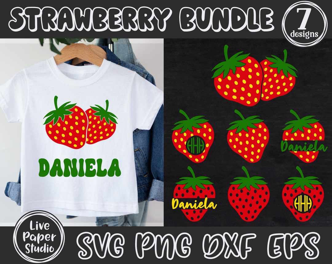 Strawberry SVG, Strawberry SVG Bundle, Strawberry Clipart, Garden ...