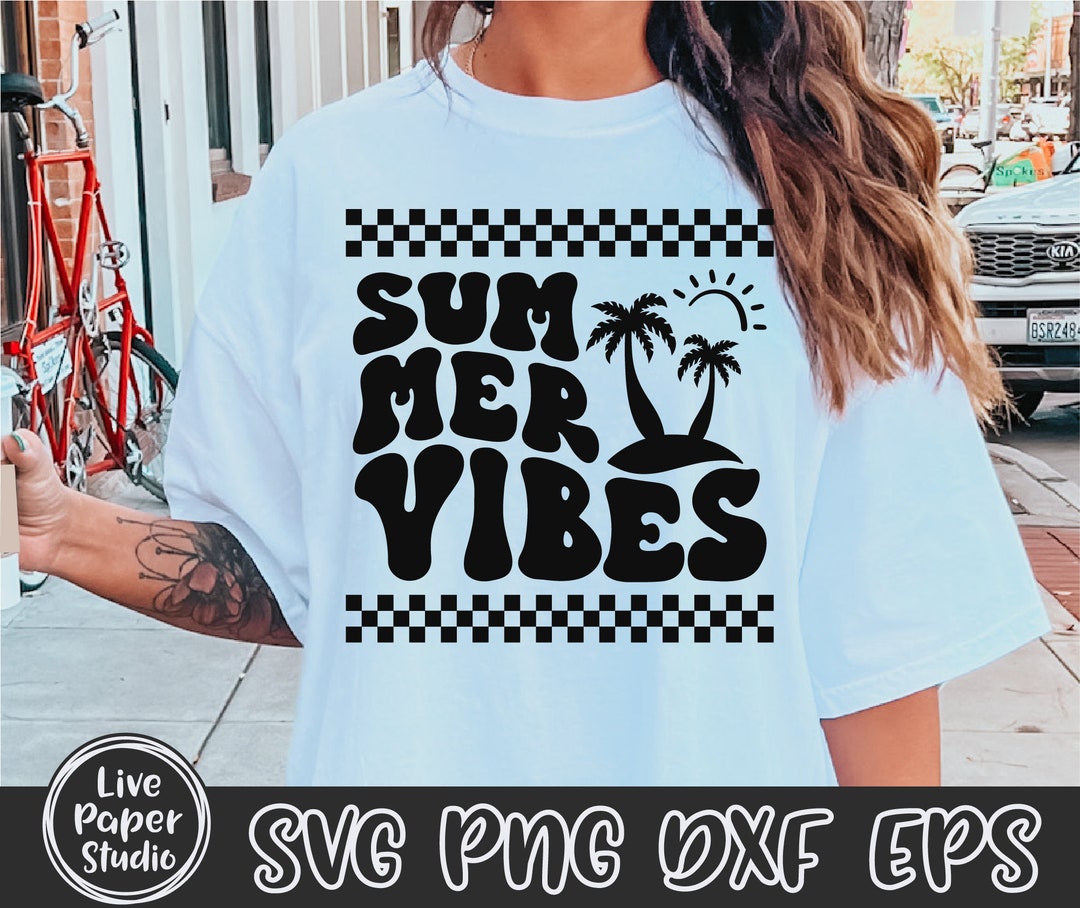 Retro Summer Vibes Svg, Summer SVG, Summer Life Svg, Beach Vibes Svg ...
