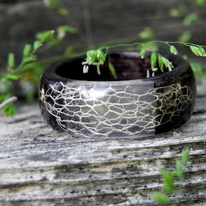 Nature Forest Ring Plant Wooden Ring Resin Wood Ring - Etsy