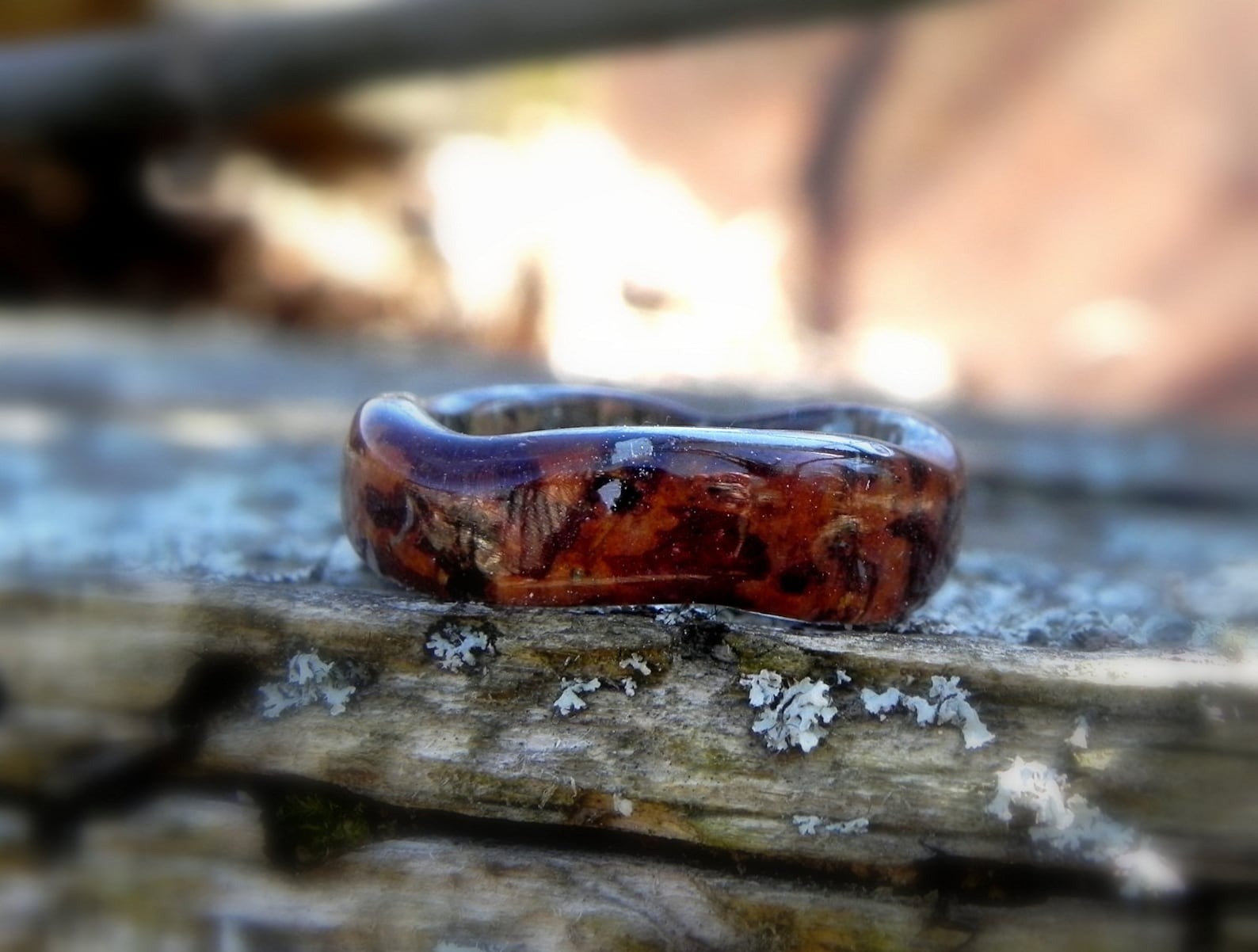 Wooden Bark Ring Forest Bark Ring Wood Men Ring Nature - Etsy Denmark