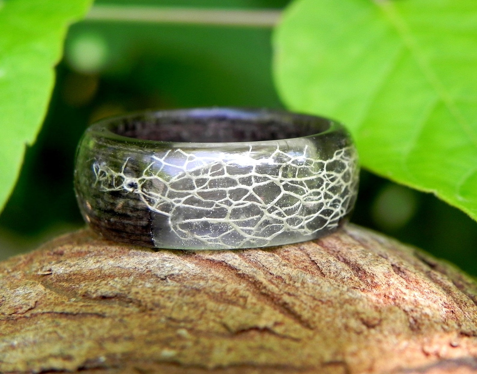 Nature Forest Ring Plant Wooden Ring Resin Wood Ring - Etsy Canada