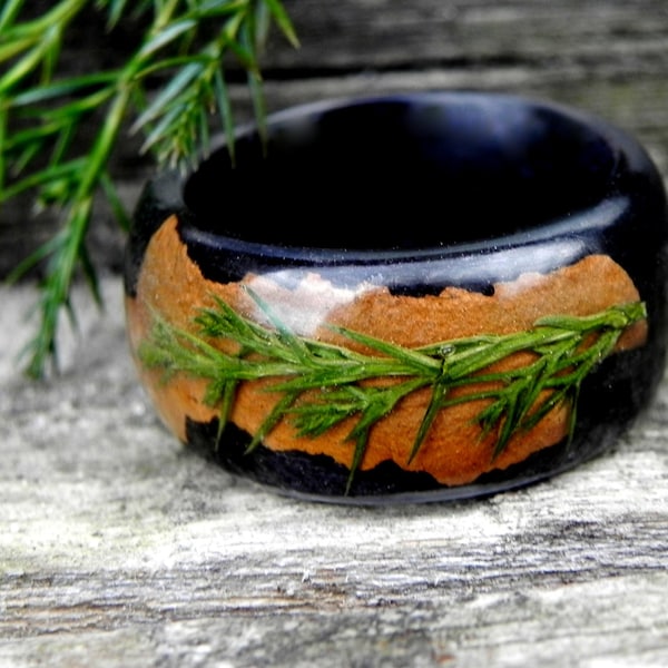 Juniper Bark Rings - Etsy