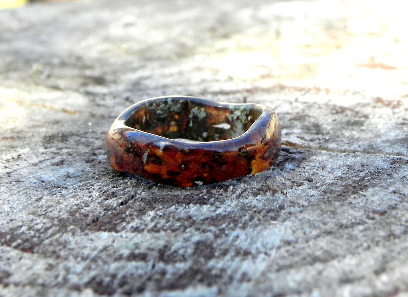 Wooden Bark Ring Forest Bark Ring Wood Men Ring Nature - Etsy Denmark