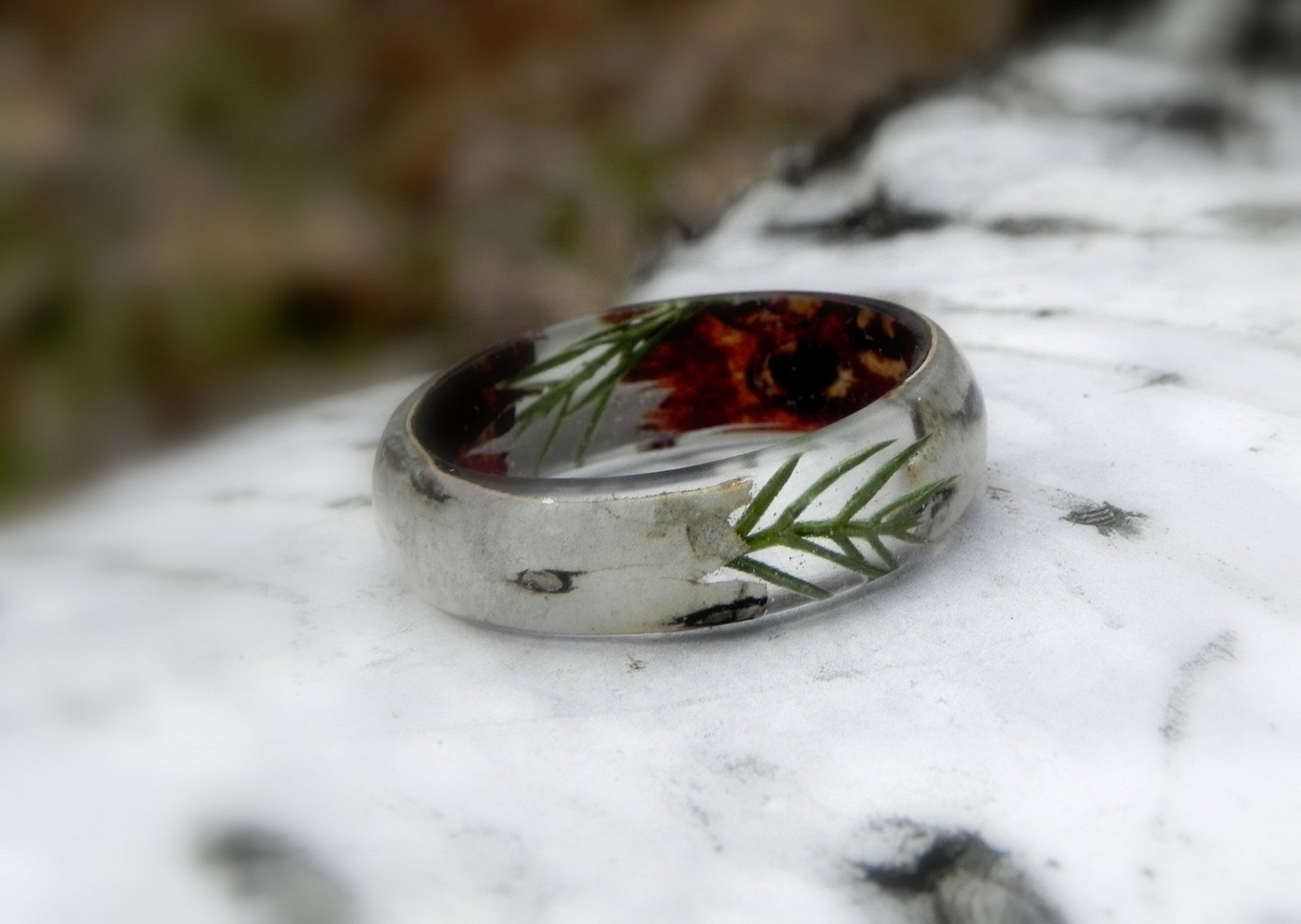 Birch Forest Ring, Juniper Wood Ring, Men BIRCH Ring, Women Juniper ...